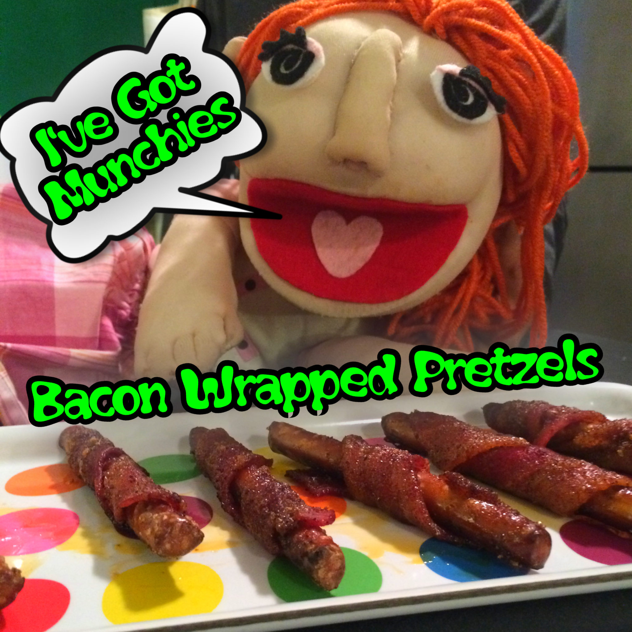 Takes A Bite Out Of Bacon Wrapped Pretzels - I've Got Munchies