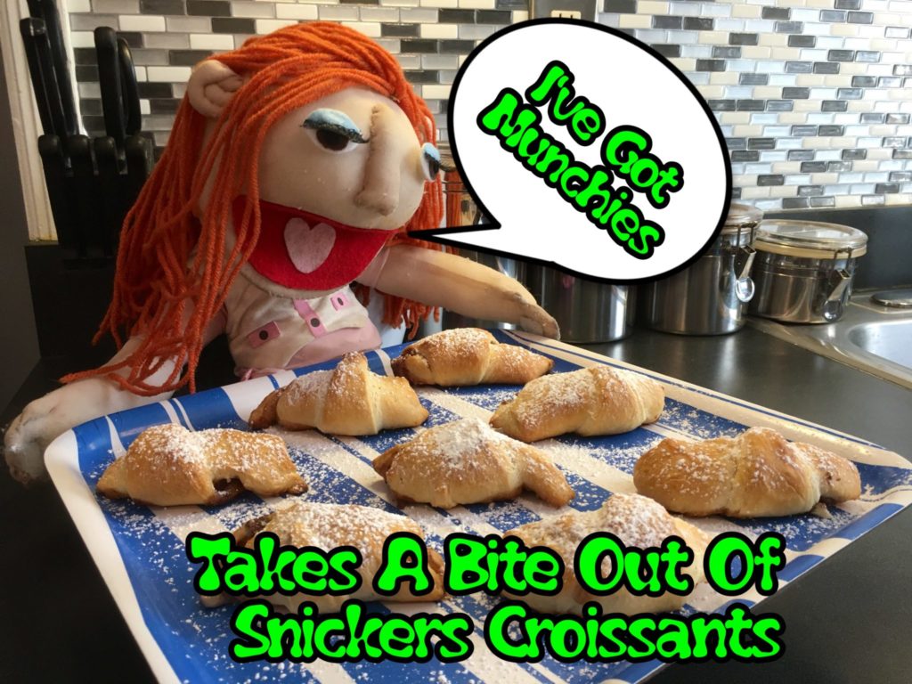 Takes a Bite out of Snickers Croissants - I've Got Munchies