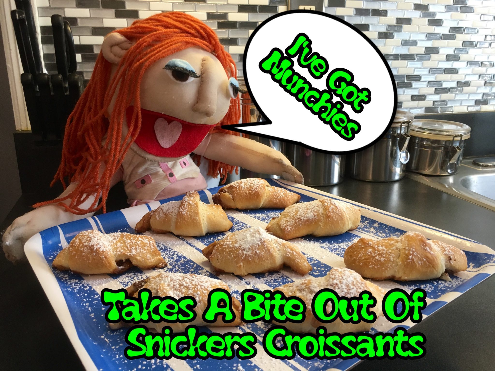 Takes a Bite out of Snickers Croissants - I've Got Munchies
